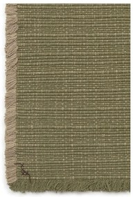 Khaki ručně tkaný bavlněný koberec 200x300 cm Handloom – Lorena Canals