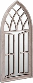 Zahradní zrcadlo pískové 70 x 30 cm železo pro použití venku 318363