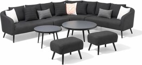 Doppler Melia LIKA-TEX® antracit - luxusní zahradní souprava - Rozbalené zboží (N603)