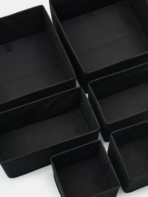 Sinsay - Sada organizérů do skříně 6-pack - černá