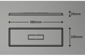 Briloner 3394-014 - LED Stropní svítidlo FREE LED/22W/230V 58x20 cm