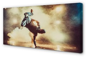 Obrazy na plátně Muž kouř tanec 100x50 cm
