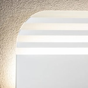 Brilagi - LED Koupel. zrcadlo MELZO LED/30W/230V 60x90 cm IP44 CRI 90 stm. + CCT