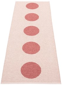 Světle červený vnitřní a venkovní běhoun 70x200 cm Vera Pop Blush – Pappelina