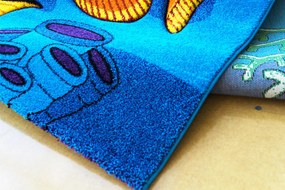 BE Dětský koberec Smart Kids 22308 BLUE - modrý obdélníkový, ryba Rozměr: 120x180 cm