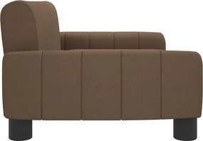 Dětská pohovka hnědá 70 x 45 x 30 cm textil 3196271