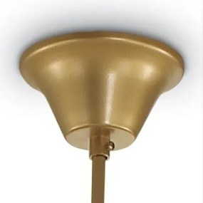 Závěsné svítidlo Ideal Lux Konse SP1 oro 155968 zlaté 40cm