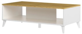 Konferenční stolek Barilus 41 (ořech americký byant + bílá). 1068105