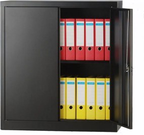 Spisová skříň kovová Bisley E402A01 [světle šedá, strukturovaný lak]