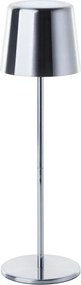 Brilliant G40939/68  Stolní AKU lampa XAANA broušený nikl USB-C , CCT