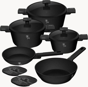 Sada nádobí Matte Black, 10 dílů
