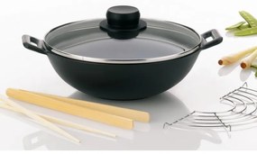 KELA WOK pánev MINI 24 cm litinový 5-dílný set KL-77747