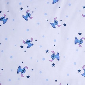 Modré bavlněné dětské povlečení do postýlky 100x135 cm Lilo &amp; Stitch "Clouds" – Jerry Fabrics