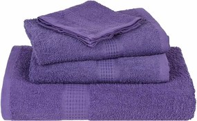 Ručníky pro hosty FROGN 4 ks fialové 30x50 cm 360 g/m² 136876