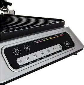 SENCOR SBG 6031SS stříbrná / Kontaktní gril / 2100 W / Regulace teplot