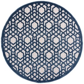 Modrý kulatý venkovní koberec ø 160 cm Oro - Flair Rugs