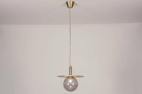 Závěsné svítidlo nad jídelní stůl Art Deco Cienta Gold