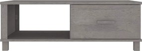 Konferenční stolek HAMAR světle šedý 100 x 55 x 35 cm borovice 340455