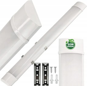 ECOLIGHT LED dílenské svítidlo 150cm - 230V - 50W - IP20 - neutrální bílá