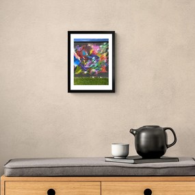 Yudoe 06 | Letter O Rám: Černý, Velikost: 70 x 50 cm