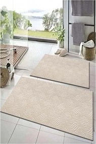 Béžové koupelnové předložky v sadě 2 ks 60x100 cm – Mila Home