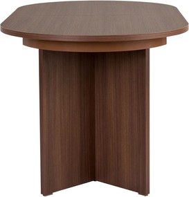Rozkládací jídelní stůl s přídavnou deskou v dekoru ořechu 90x160 cm Sorell – Kalune Design