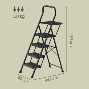 Skládací ocelové schůdky GSLB35204BZ01
