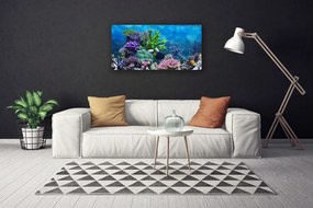 Obraz na plátně Akvárium Rybičky Pod Vodou 120x60 cm