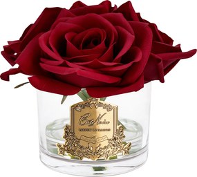 Côte Noire Five Roses kytice parfémovaných růží Carmine Red