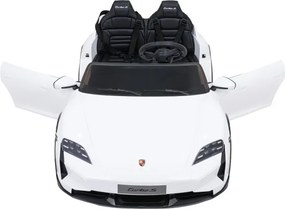 Elektrické autíčko Porsche Taycan Turbo S bílé