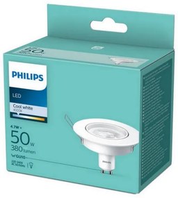 Podhledové svítidlo Philips LEDspot GU10 4,7W 430lm 4000K neutrální bílá