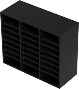 Organizér na dřevěnou literaturu, 24 přihrádek