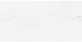 Rako Vein WARVK133 dekor obklad 29,8x59,8 bílá lesklá 8 mm rekt. 1,4 m2