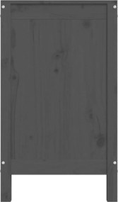vidaXL Truhla na prádlo 88,5x44x76 cm masivní borové dřevo [823581] Barva: Bílá