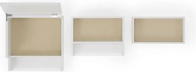 Matně bílý dřevěný koupelnový organizér Malibu – Umbra