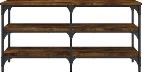 vidaXL Lavice s botníkem 100x38,5x49 cm kompozitní dřevo [839045] Barva: Černá