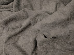 Froté prostěradlo MOLTON tmavě šedé 180 x 200 cm