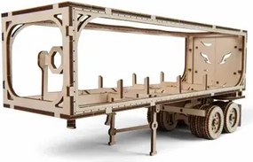 Ugears 3D dřevěné mechanické puzzle Návěs pro tahač Heavy Boy / od 14