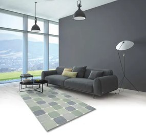 Koberce Breno Kusový koberec PORTLAND 172/RT4G, Zelená, Vícebarevné, 67 x 120 cm