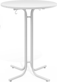 Cateringový skládací barový stůl Ofelie 70 cm bílý