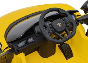 Elektrické autíčko Lamborghini Revuelto žluté