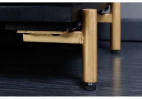 Massive home | Černá designová barová komoda Black Mandala 140cm