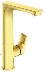 Ideal Standard Connect Air - Umyvadlová baterie Slim s otočným výtokem a výpustí, Brushed Gold A7020A2