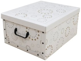 Compactor úložný box,50x40x20cm, karton,bílá, Ring, RAN9312