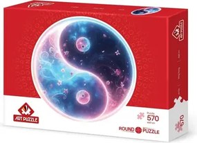 ART PUZZLE Kulaté puzzle Jing a jang / 570 dílků / průměr 46 cm