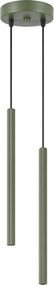 Sollux Lighting Závěsné svítidlo ARCHE 2P olivově zelené