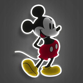 Pouzdro pro iPhone 13 Disney Mickey Neon Žluté