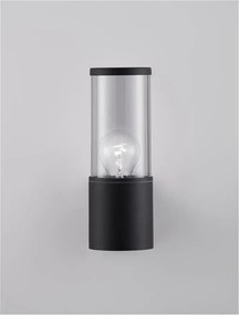 NV 9060181 Venkovní nástěnné svítidlo ZOSIA tmavě šedý hliník a čirý akryl E27 1x12W 220-240V bez žárovky IP65 - NOVA LUCE