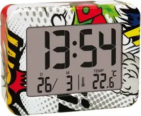 TFA 60.2044.40 COMIC / Digitální budík / teploměr / datum / kompaktní
