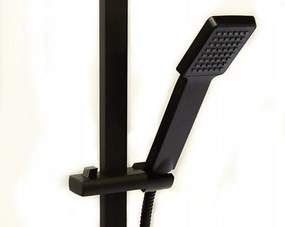 Gamma Zn3, sprchový sloup s ruční sprchovou hlavicí 62cm, černá matná, GMA-ZN3-BK